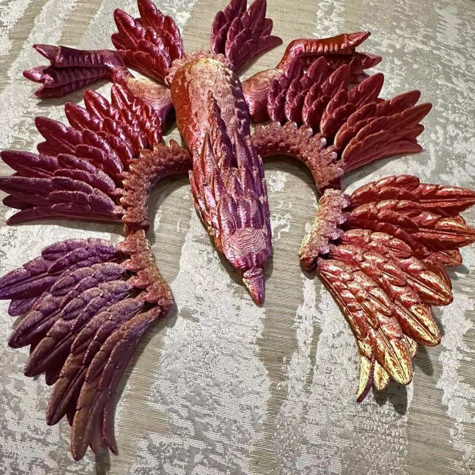 3d Printed Gryphon Bird Miniature Model Creative Figure, Phoenix Model ...