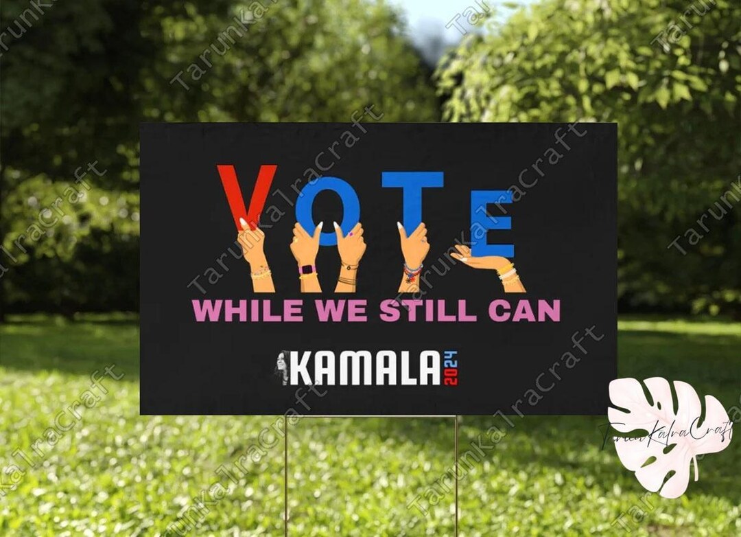 Women for Kamala Yard Sign, Kamala Harris for President Political Yard ...