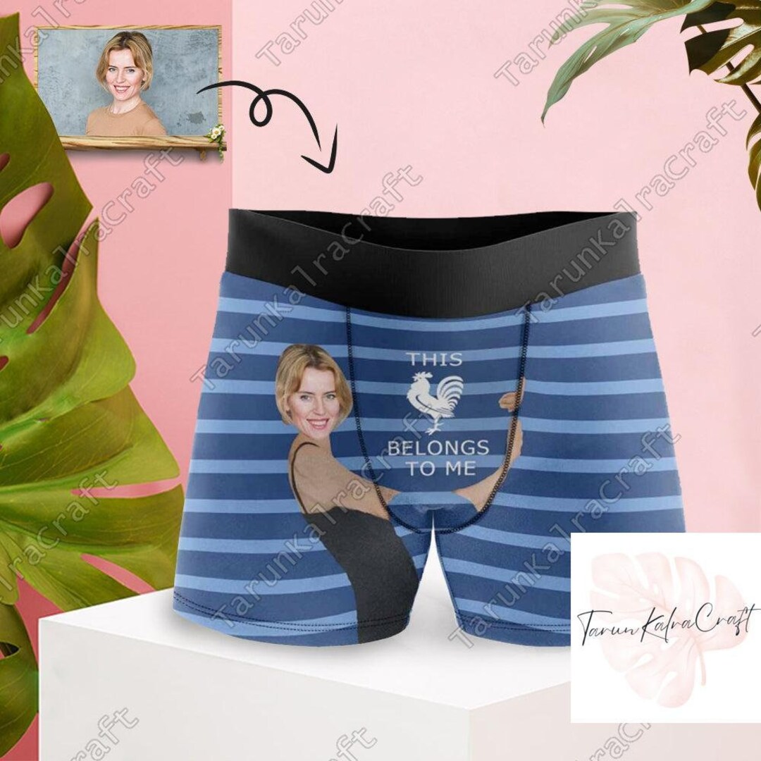 Custom Face Boxers Underwear, Girlfriend Face on Underwear ...