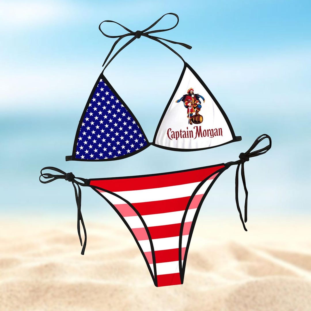 Captain Morgan Bikini Set, Captain Morgan Swimsuit, Captain Morgan ...