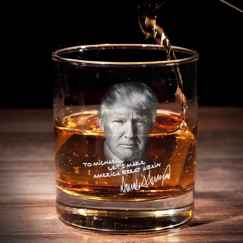 Whiskey Glasses Trump Old 47 - Etsy