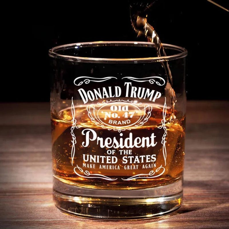 Whiskey Glasses Trump Old 47 - Etsy