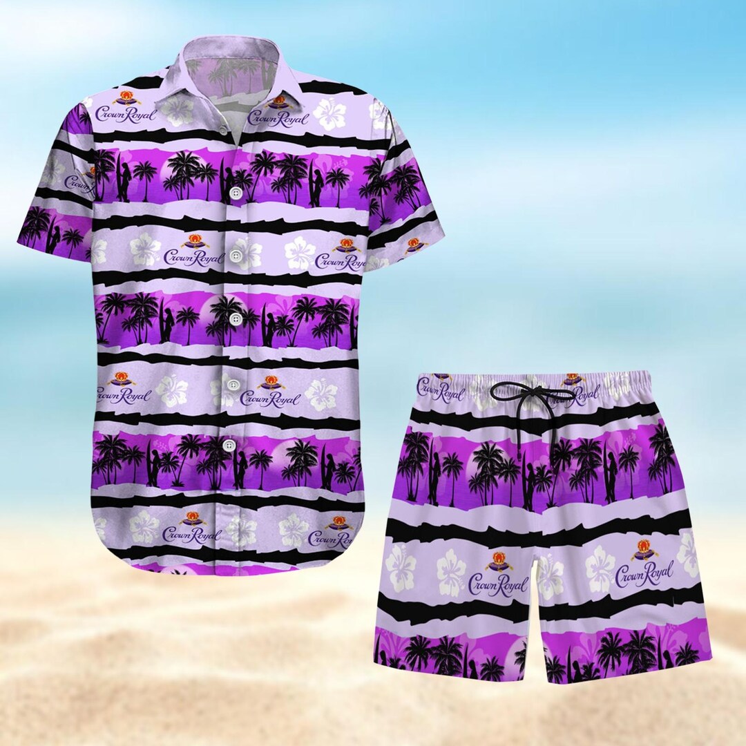 Crown Royal Button Shirt, Crown Royal Hawaiian Shorts, Crown Royal ...