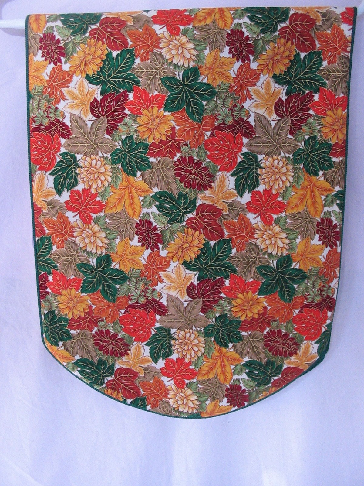 Table Runner With Fall Flowers and Leaves #610 - Etsy