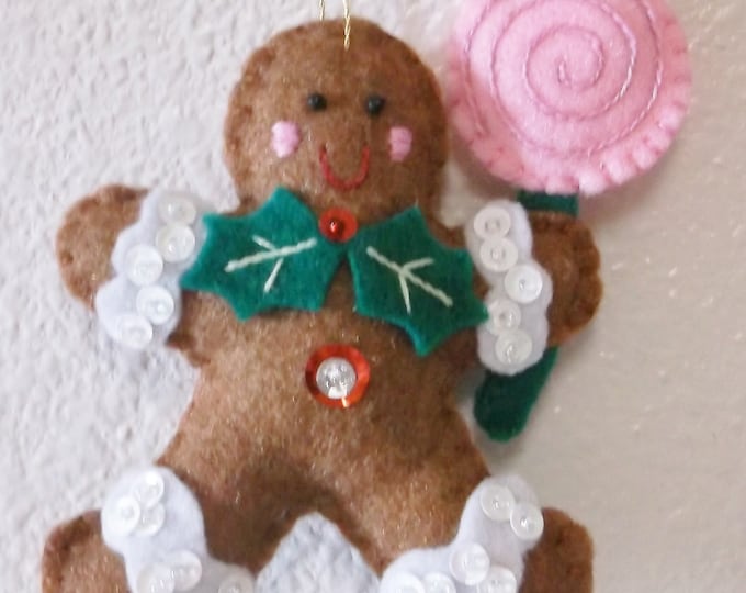 Christmas Tree Ornament Gingerbread Man - Etsy