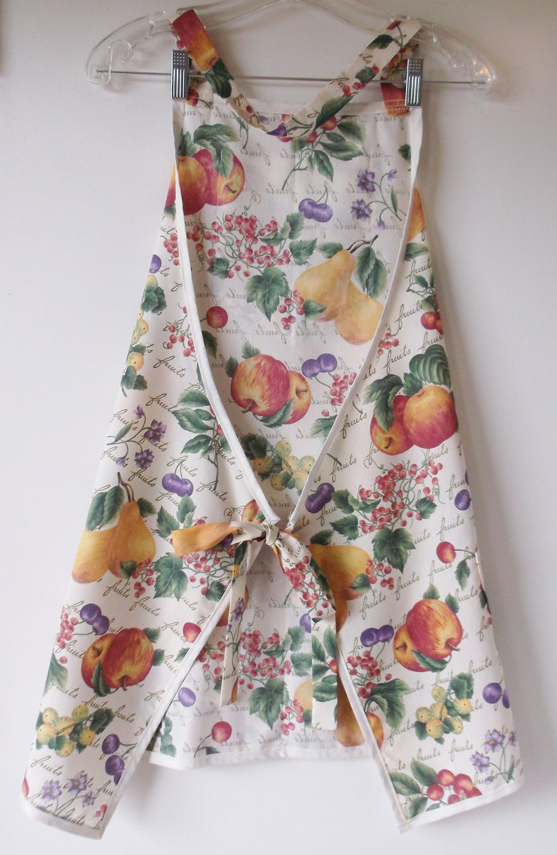 Mixed Fruit Bib Apron 2043 - Etsy