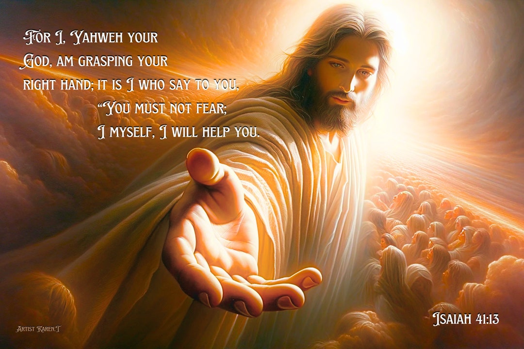 Digital - Com to Me Jesus ISAIAH 41:13 - Etsy
