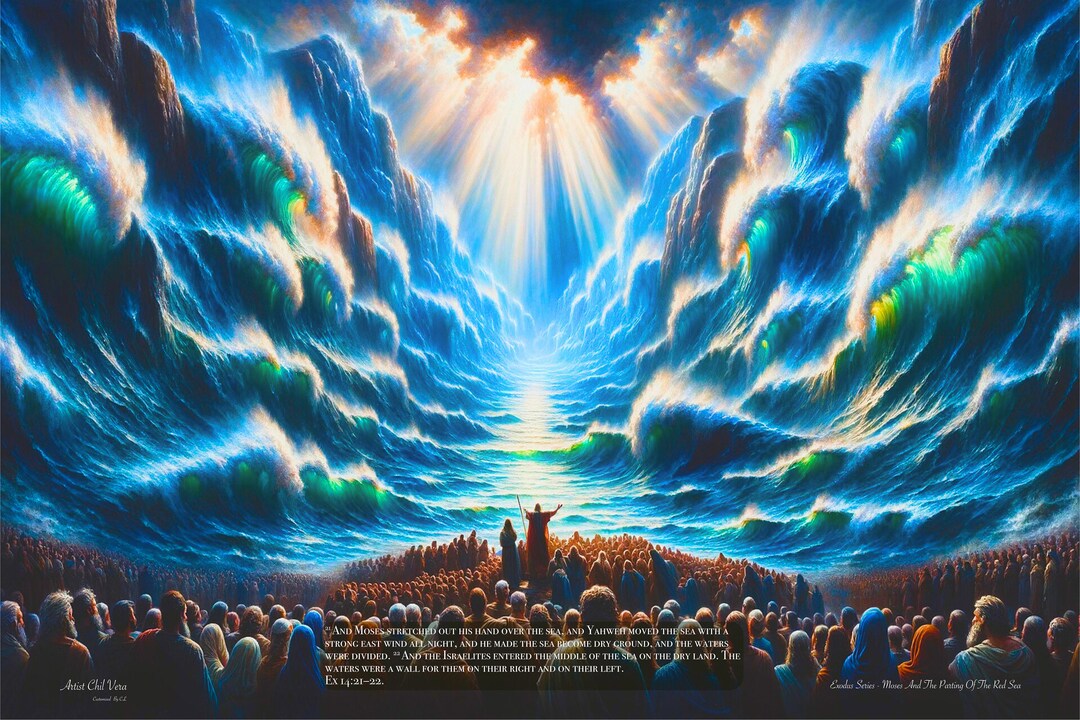 Digital - Exodus Series - (moses and the Parting of the Red Sea) 2 X ...