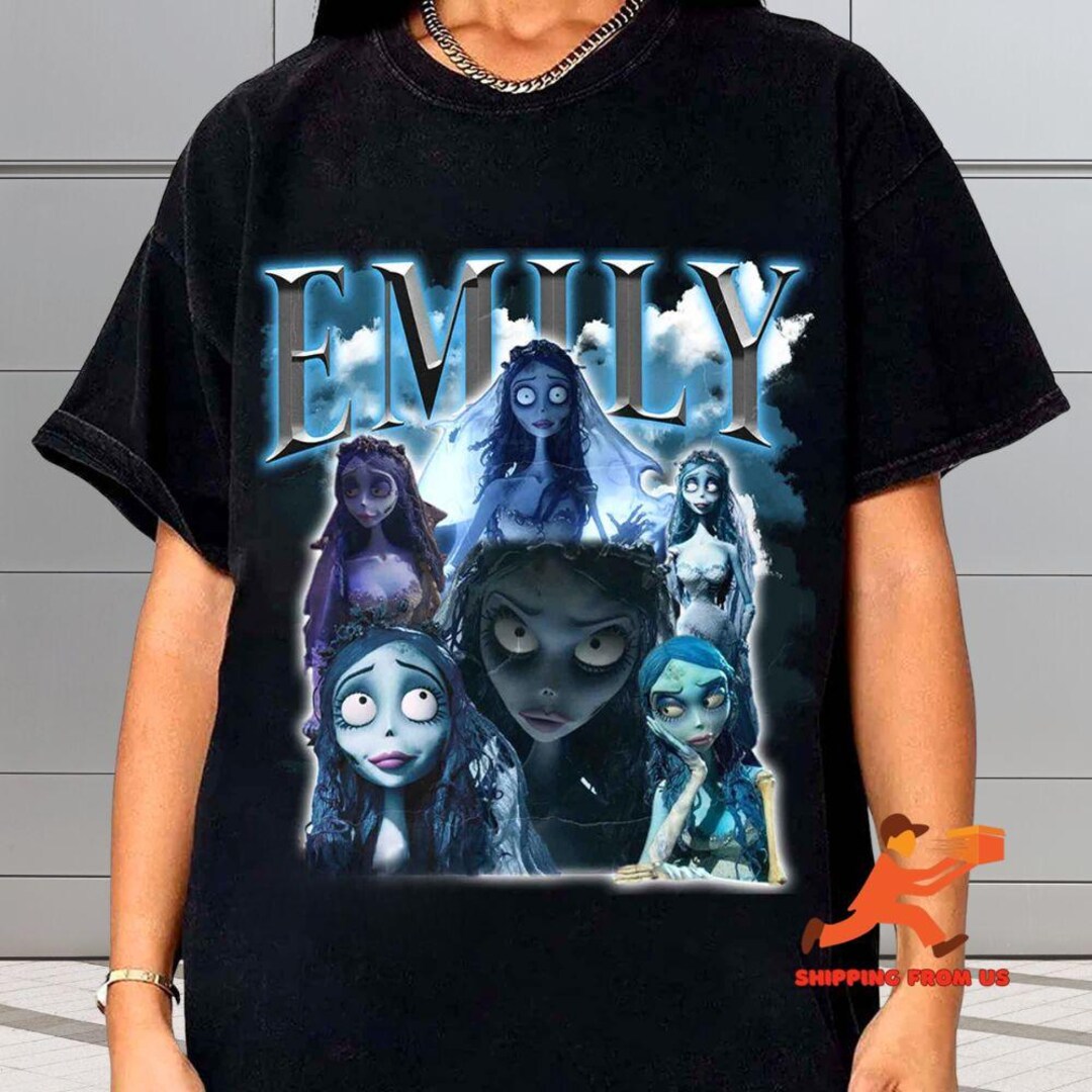 Halloween Corpse Bride Emily T-shirt, Tim Burton's Corpse Bride Shirt ...