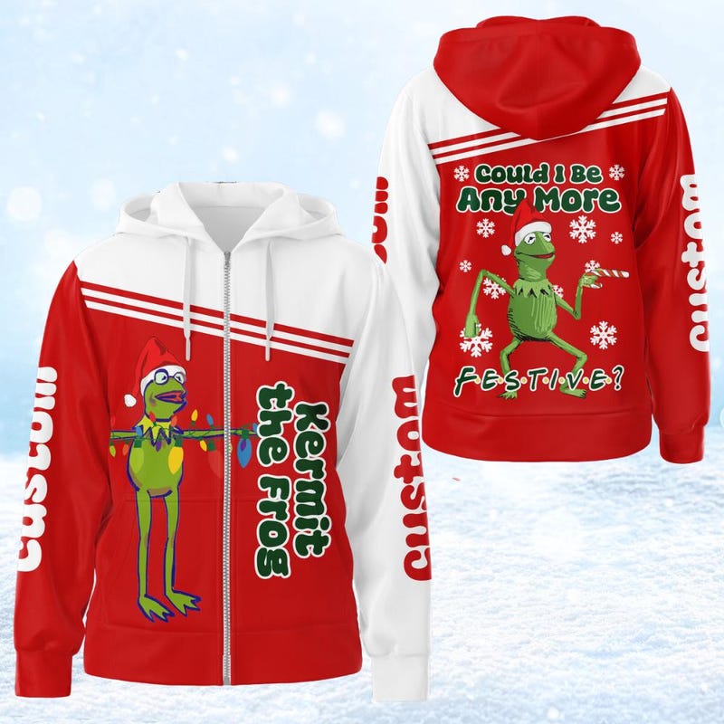 Kermit the Frog Hoodie - Etsy