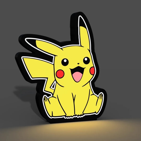 Pikachu Light Box - Etsy