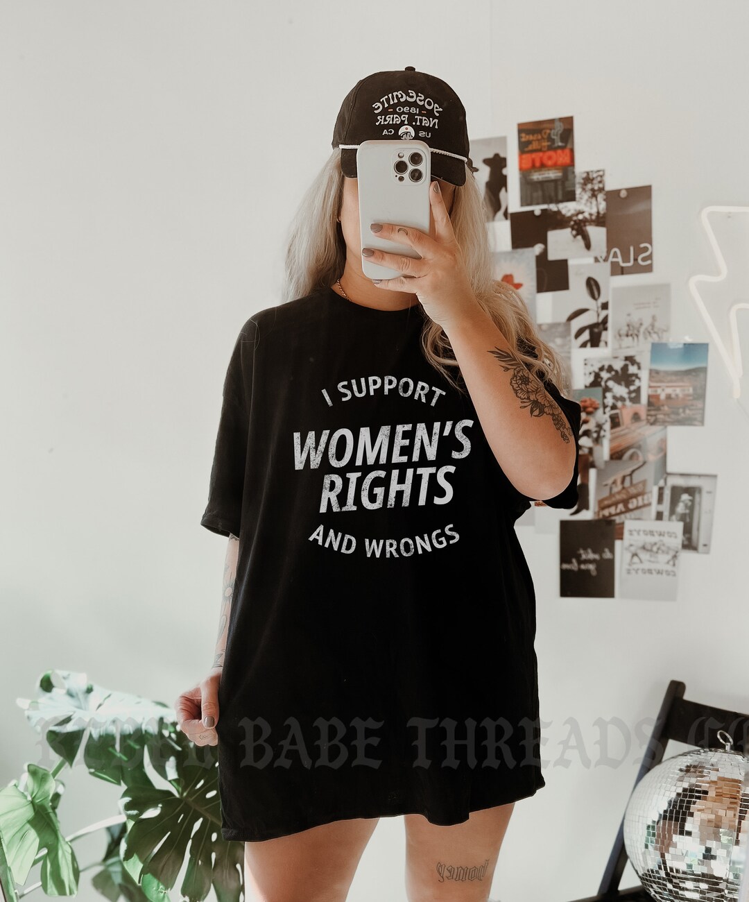 I Support Women's Rights and Wrongs - Etsy
