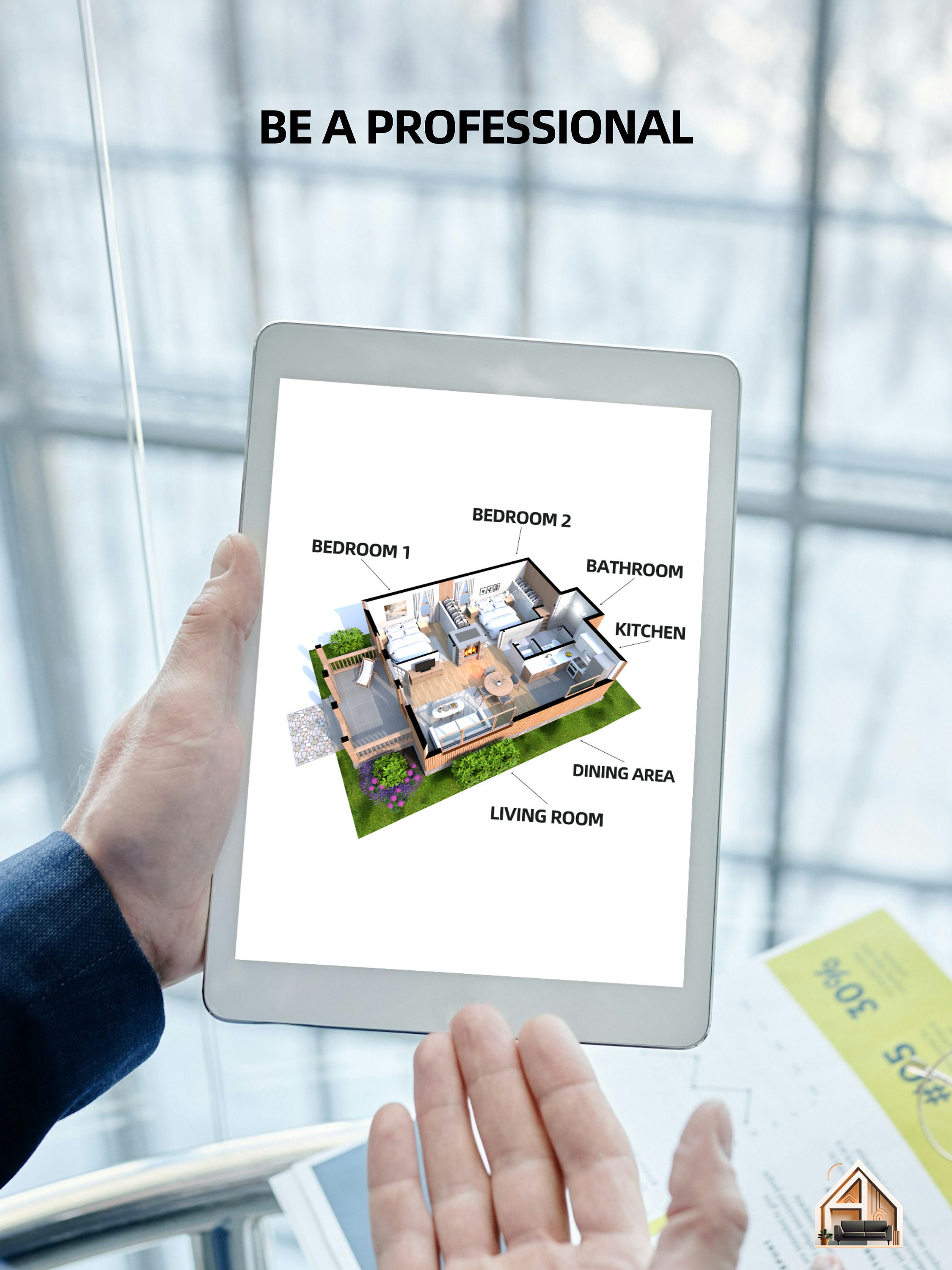 3D Space Layout Plan for Real Estate Brokers, Custom 3D Design for Real ...