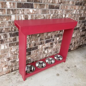 Console Table, Cat Feeding Station, Cat Feeding Table, Console Table, 4 ...
