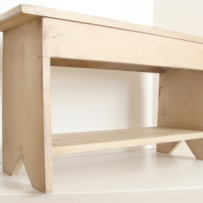 Antique Storage Bench - Etsy