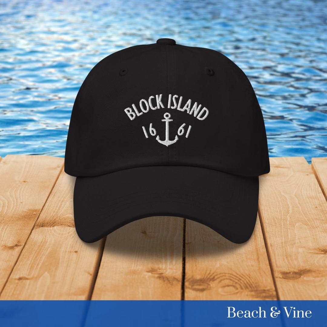 Block Island Hat Block Island Gift Rhode Island Hat Nautical Cap Block ...