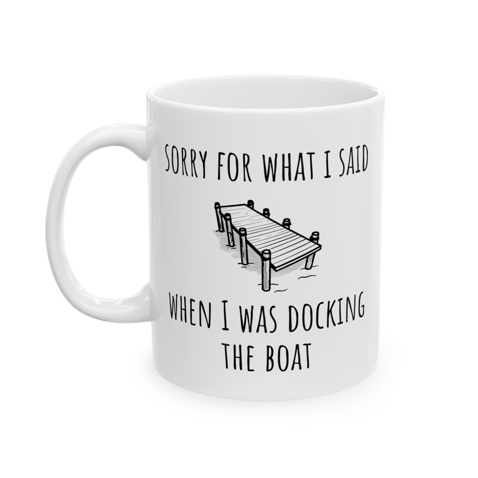 Docking the Boat Mug Funny Boating Mug Boat Owner Mug Sailing Gift Boat ...