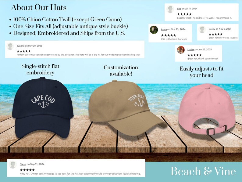 Block Island Hat Block Island Gift Rhode Island Hat Nautical Cap Block ...