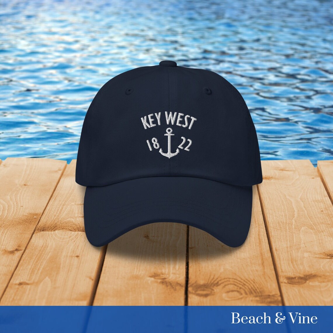 Key West Hat Florida Keys Embroidered Hat Key West Gift Souvenir ...