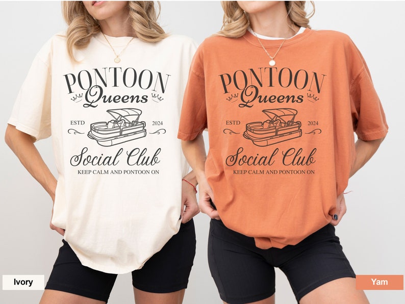 Pontoon Shirt Pontoon Boat Gift Pontoon Queen Captain Pontoon Lover ...