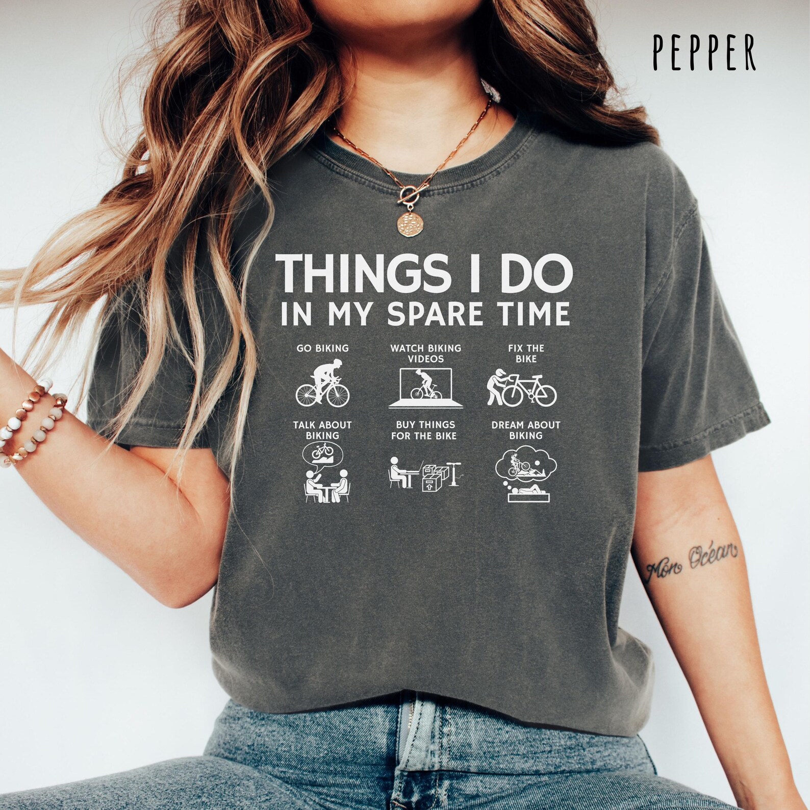Cycling Sweatshirt Bike Tshirt Funny Bike Lover Tee Bike Lover Gift ...