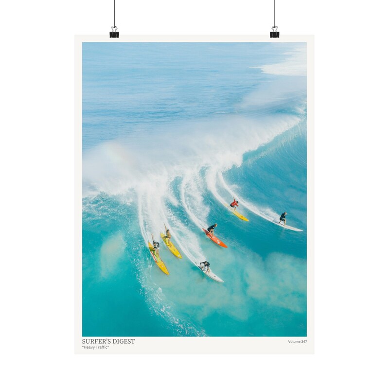 Aerial Surfers Print - Etsy