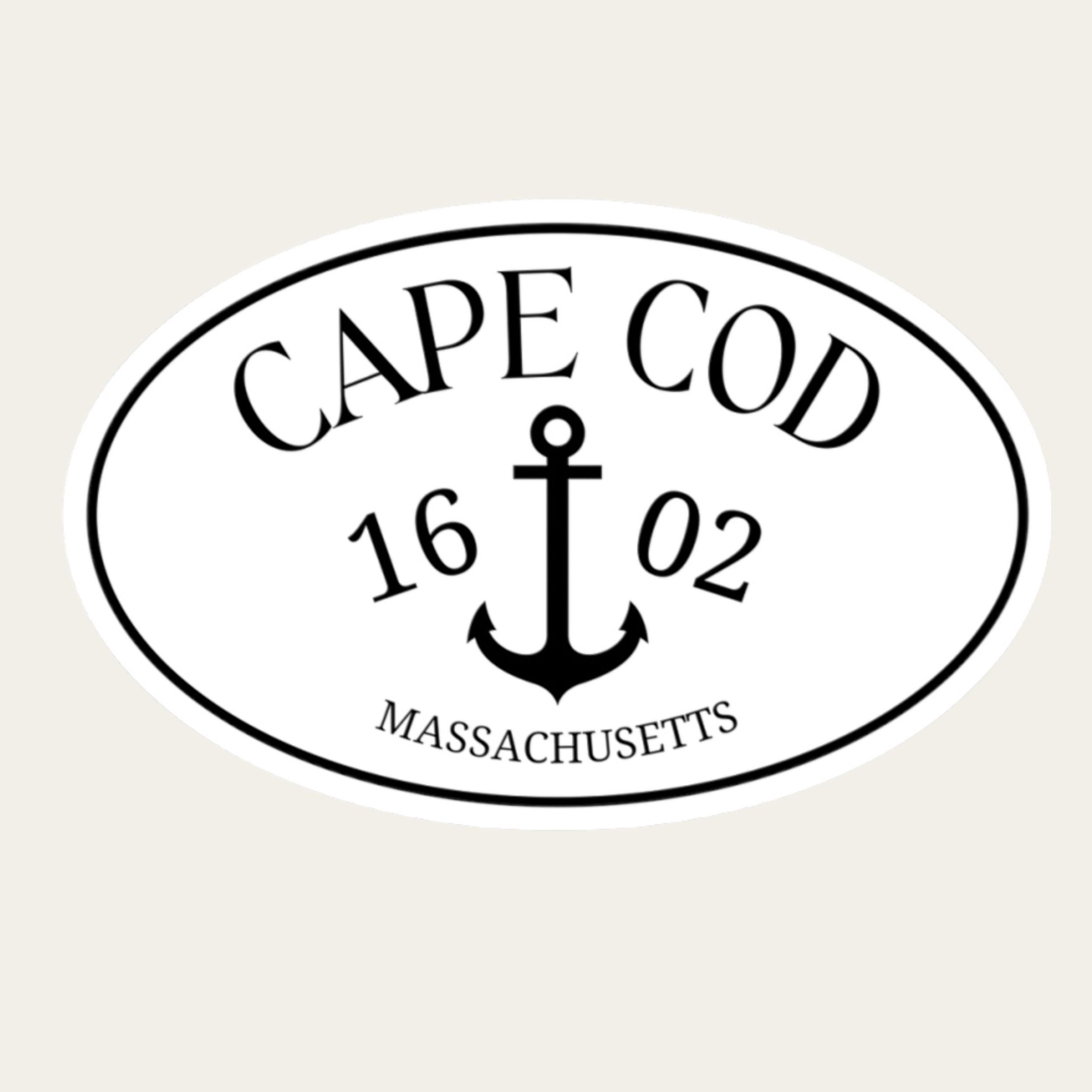 Cape Cod Sticker Cape Cod Bumper Sticker Massachusetts Water Bottle ...