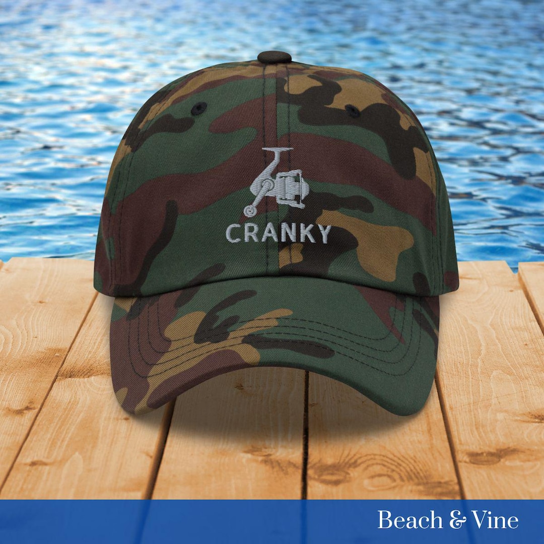 Funny Fishing Hat Cranky Fisherman Gift Fishing Gift for Him Fishing ...