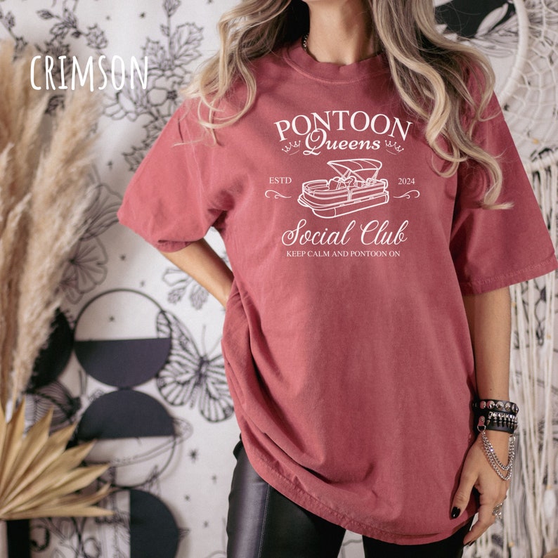 Pontoon Shirt Pontoon Boat Gift Pontoon Queen Captain Pontoon Lover ...
