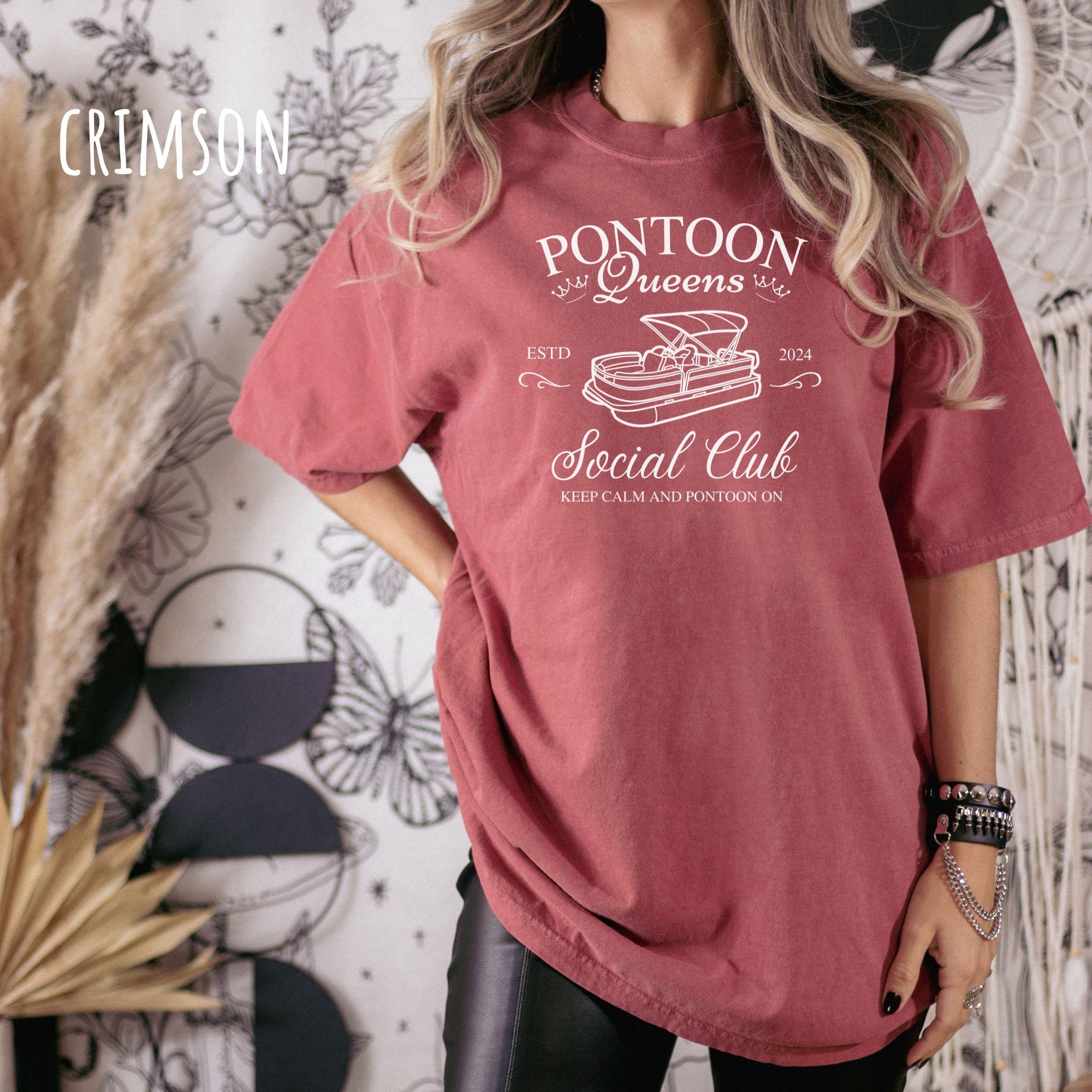Pontoon Shirt Pontoon Boat Gift Pontoon Queen Captain Pontoon Lover ...