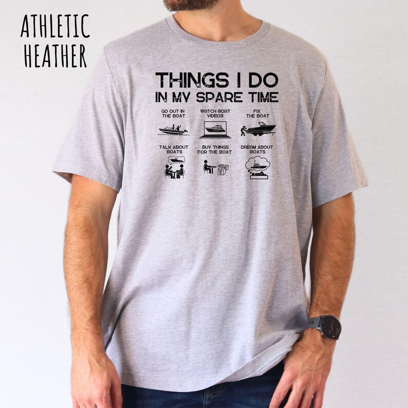 Funny Boat Shirt Dad Gift Boater Birthday Boating Gift Fathers Day Boat ...
