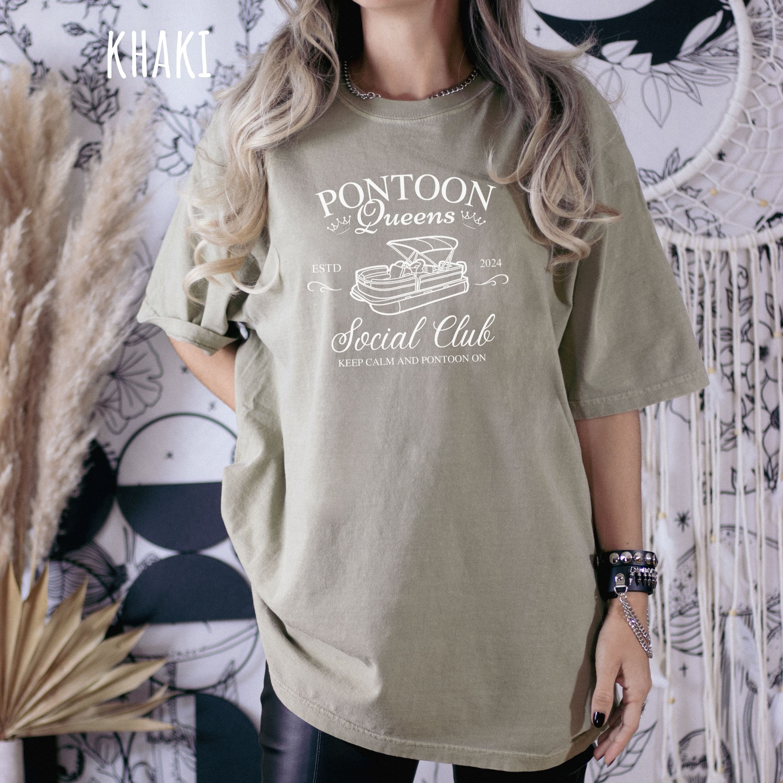 Pontoon Shirt Pontoon Boat Gift Pontoon Queen Captain Pontoon Lover ...