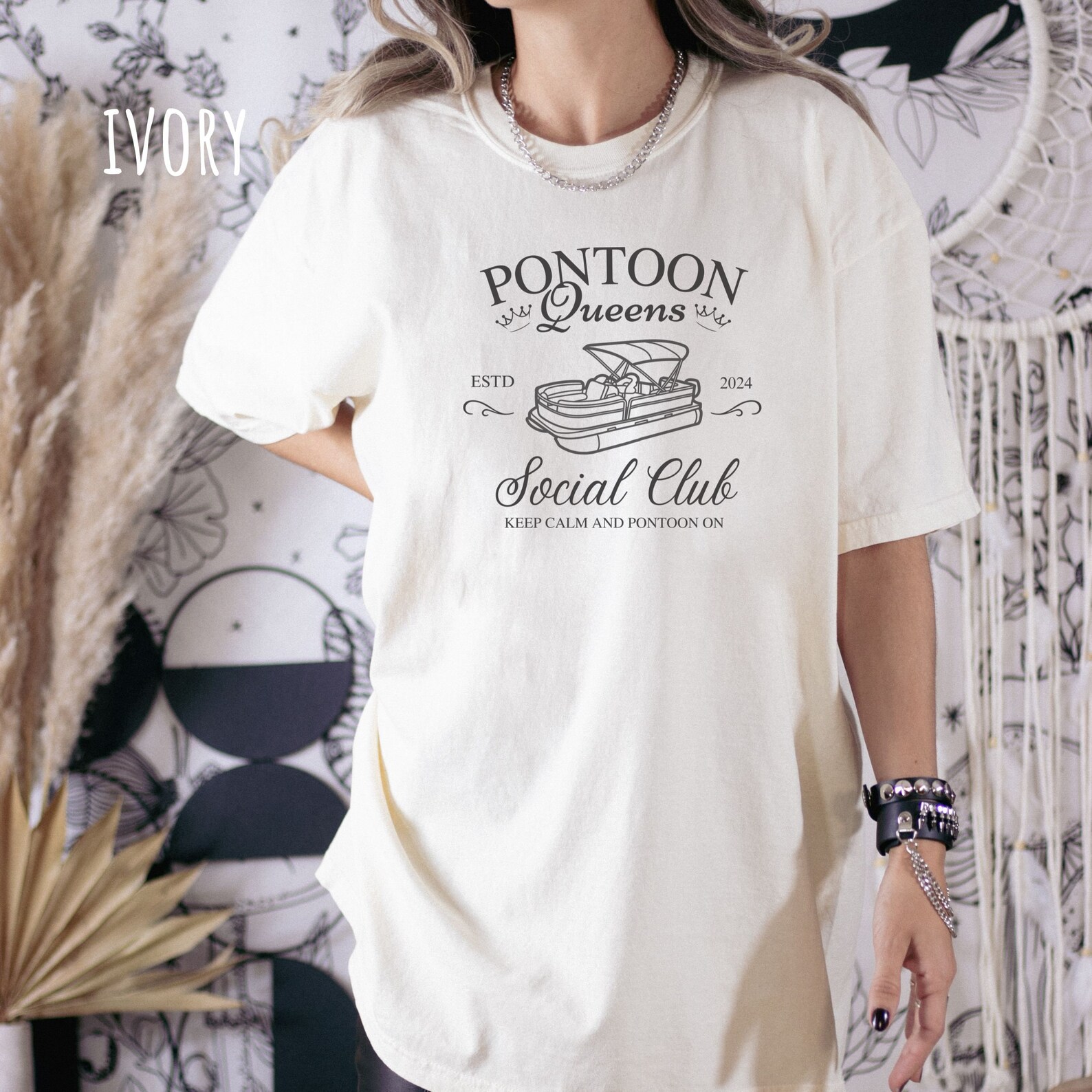 Pontoon Shirt Pontoon Boat Gift Pontoon Queen Captain Pontoon Lover ...
