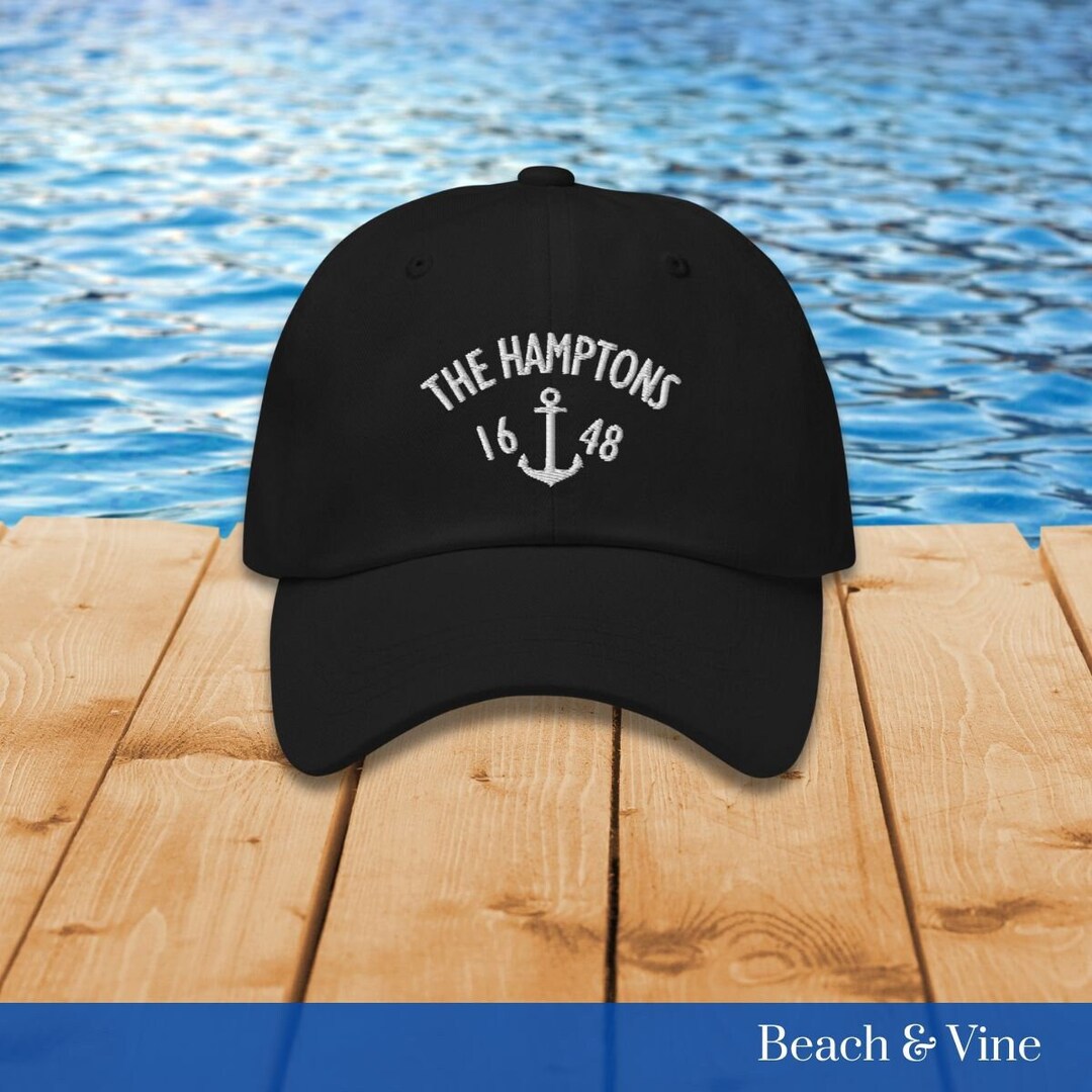 Hamptons Hat Hamptons Gift Long Island Hat the Hamptons Nautical Hat ...