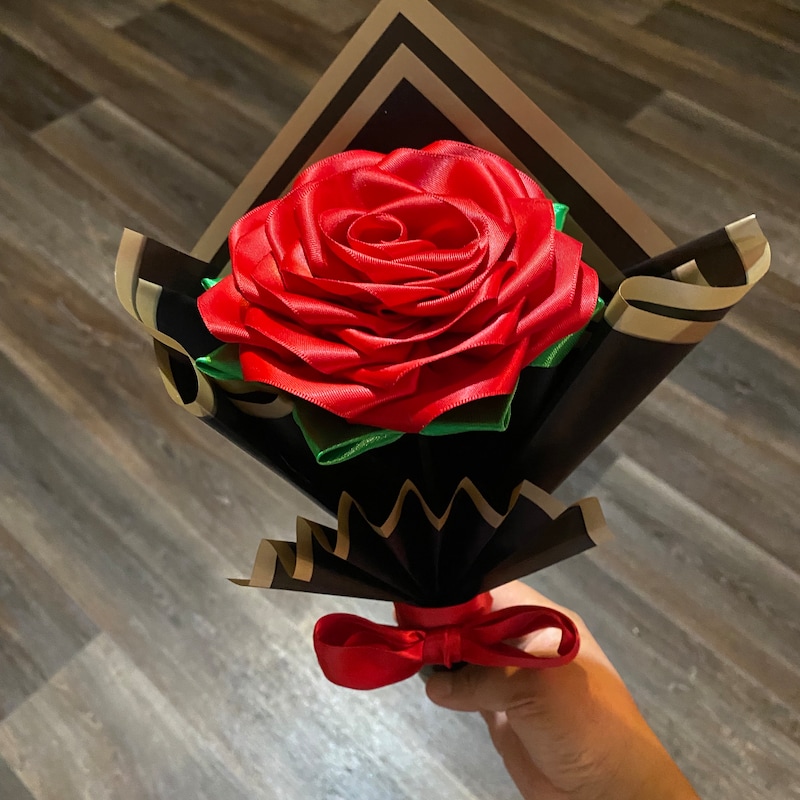 Ribbon Roses - Etsy