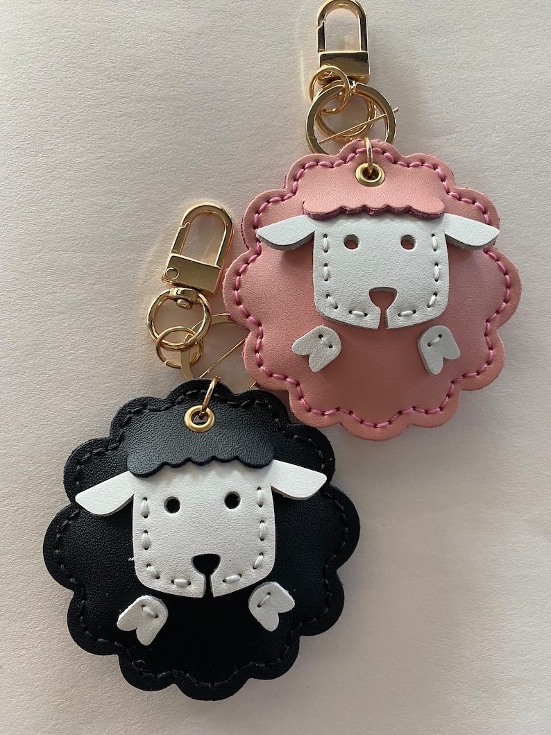 Handmade Lovely Little Sheep Keychain. - Etsy