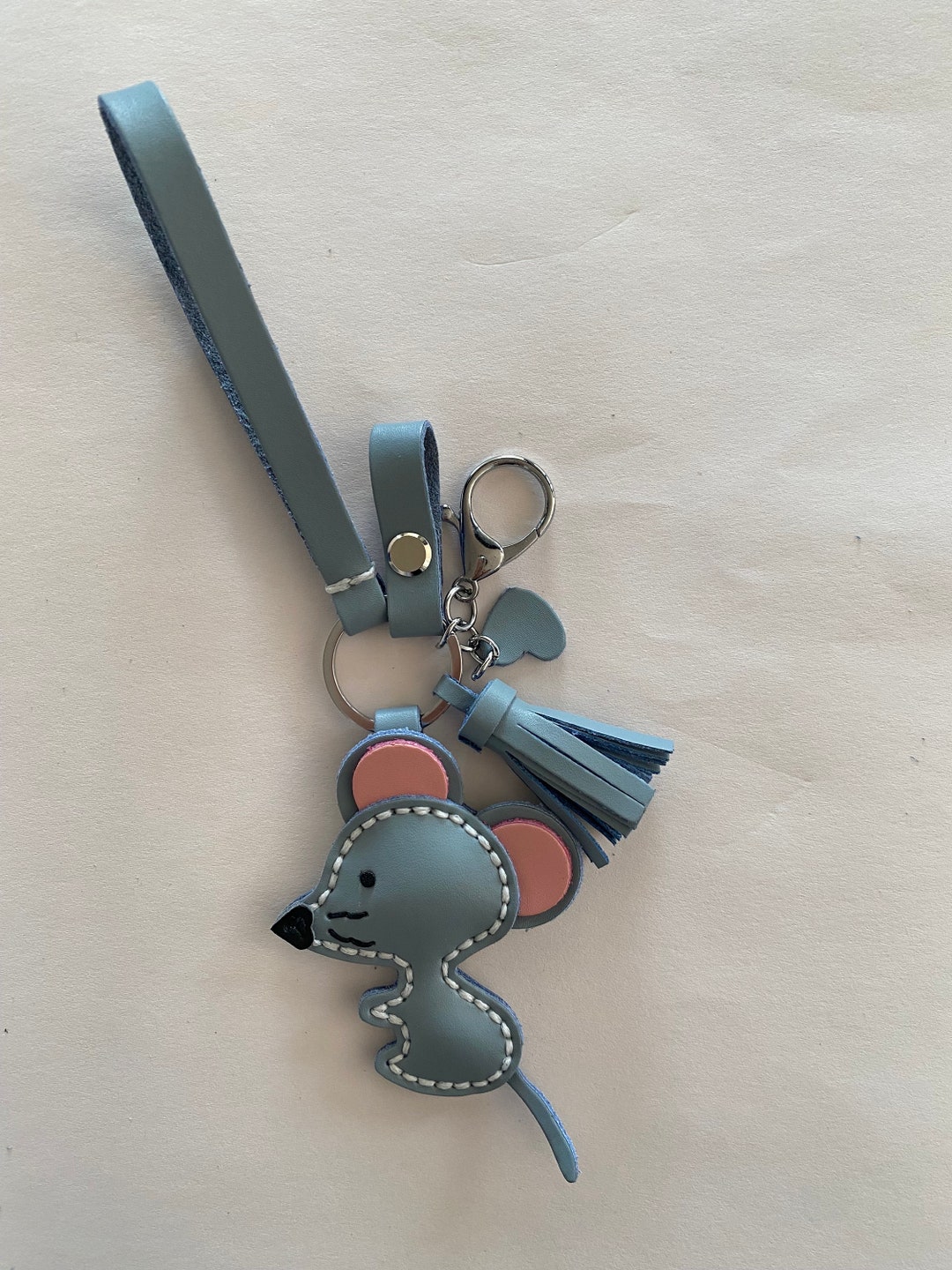 Handmade Useful Cute Mouse Keychain. - Etsy