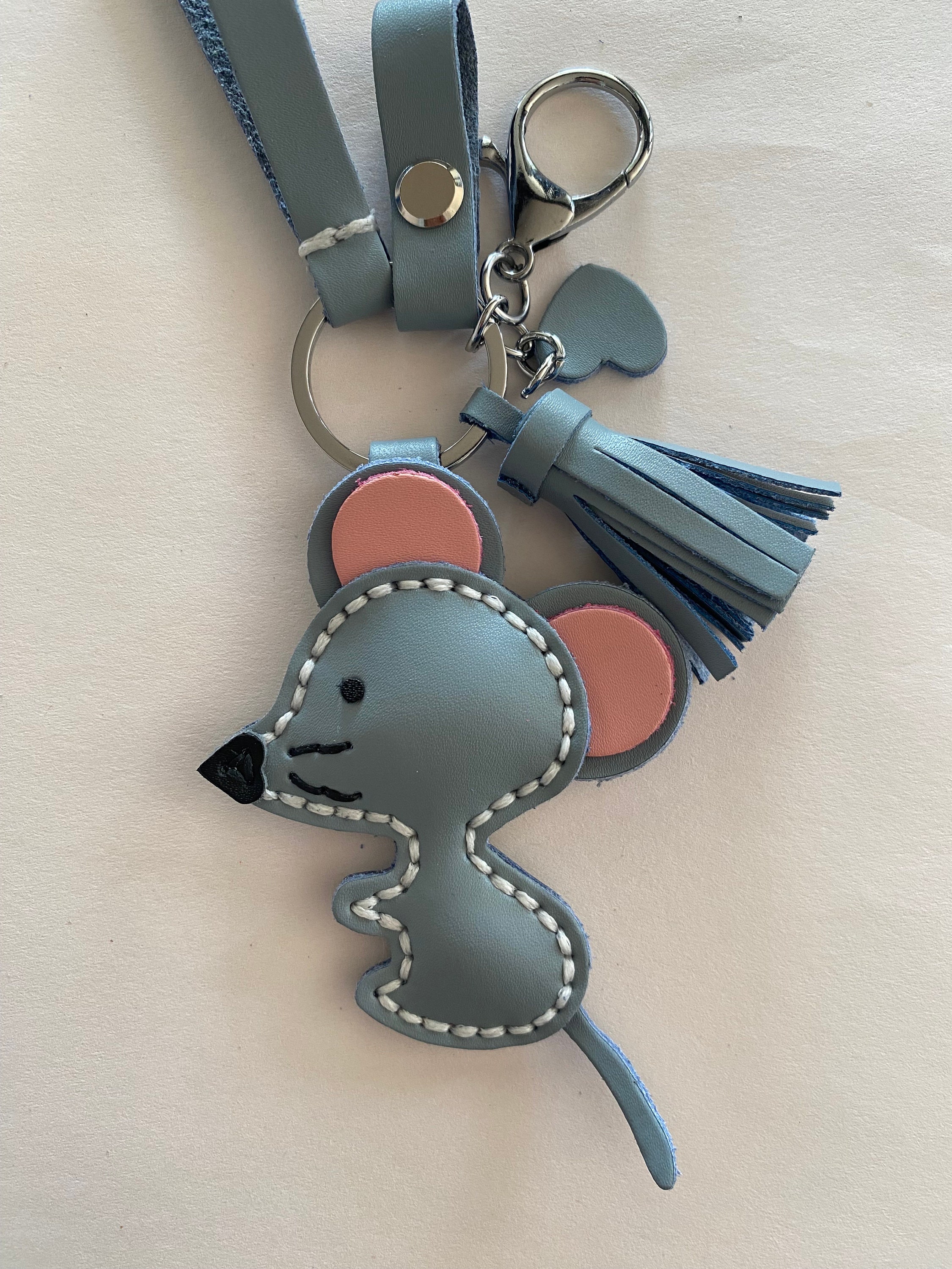 Handmade Useful Cute Mouse Keychain. - Etsy