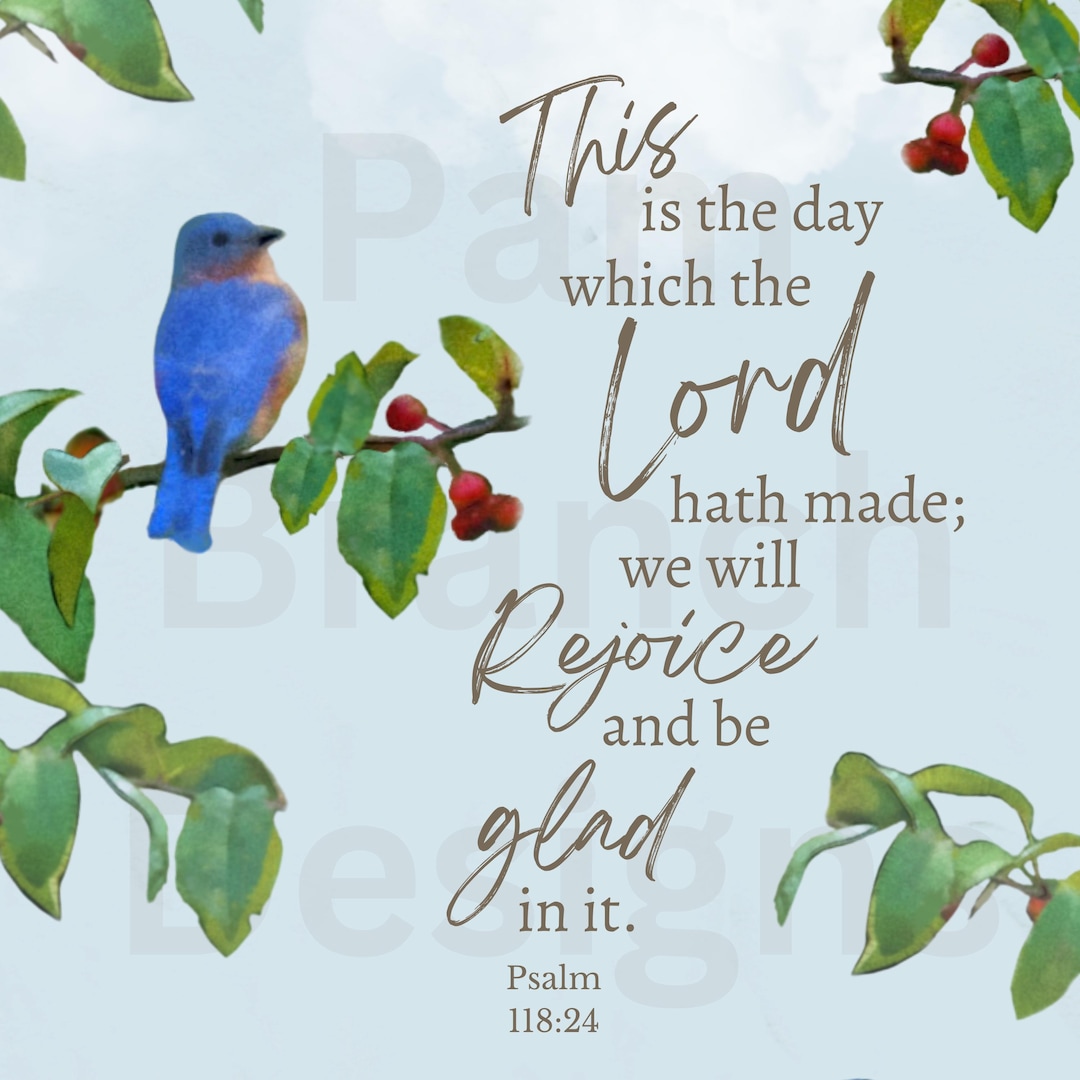 Bluebird Rice Paper for Decoupage: Bible Verse Craft Sheet - Etsy