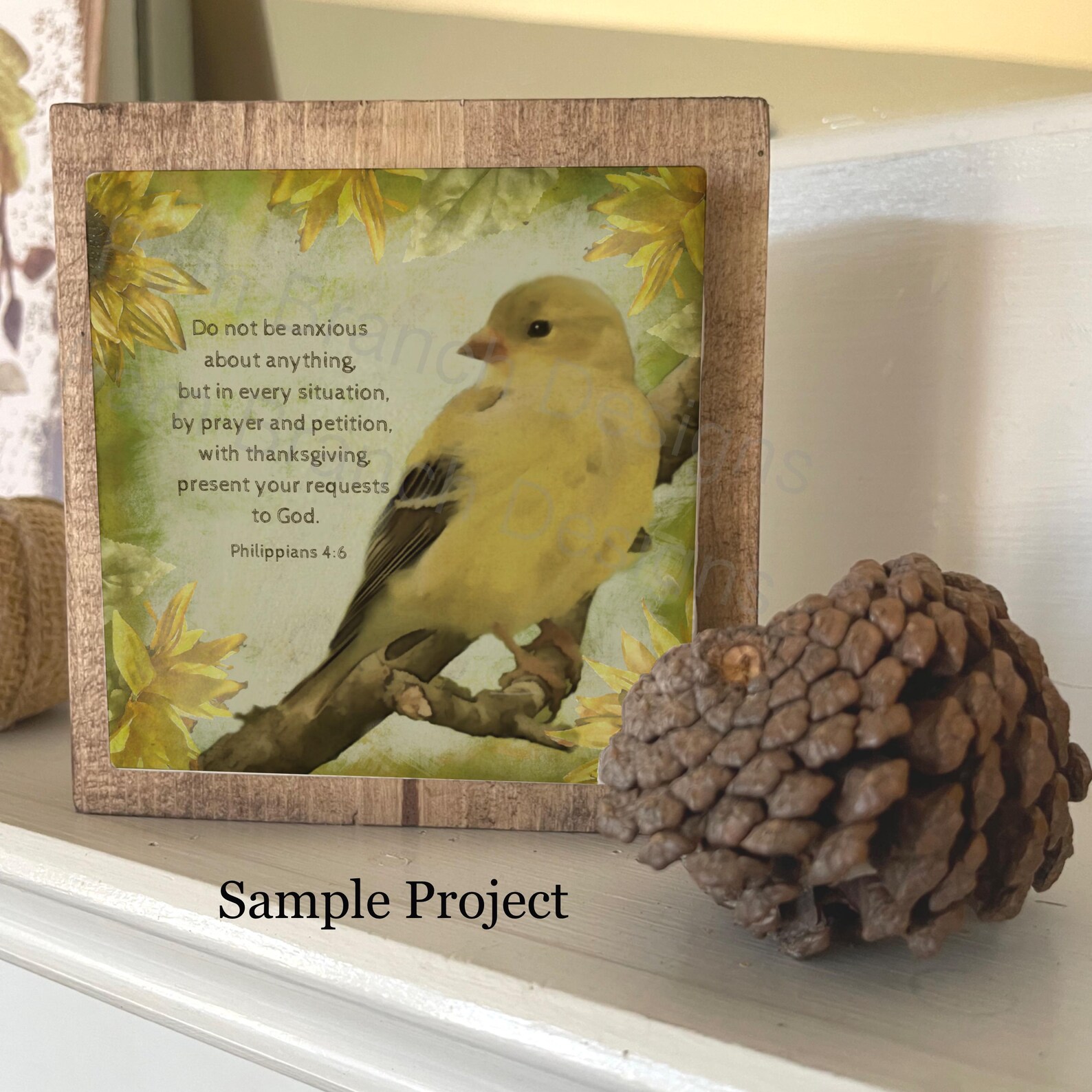 Rice Paper With a Goldfinch and Sunflowers - Decoupage Sheet, Bible ...