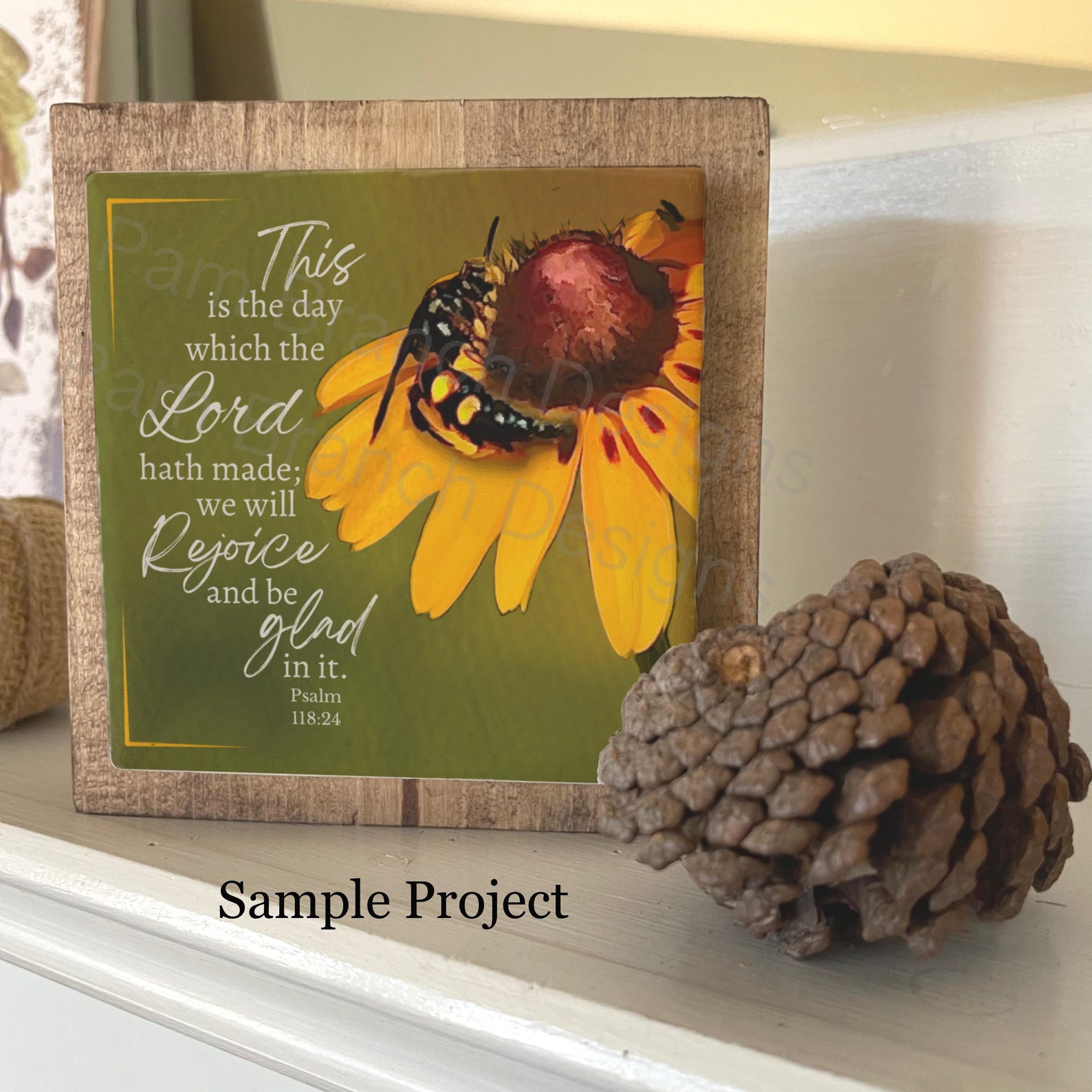 Black-eyed Susan Decoupage Paper: Bible Verse Rice Paper (4 Sheets) D96 ...