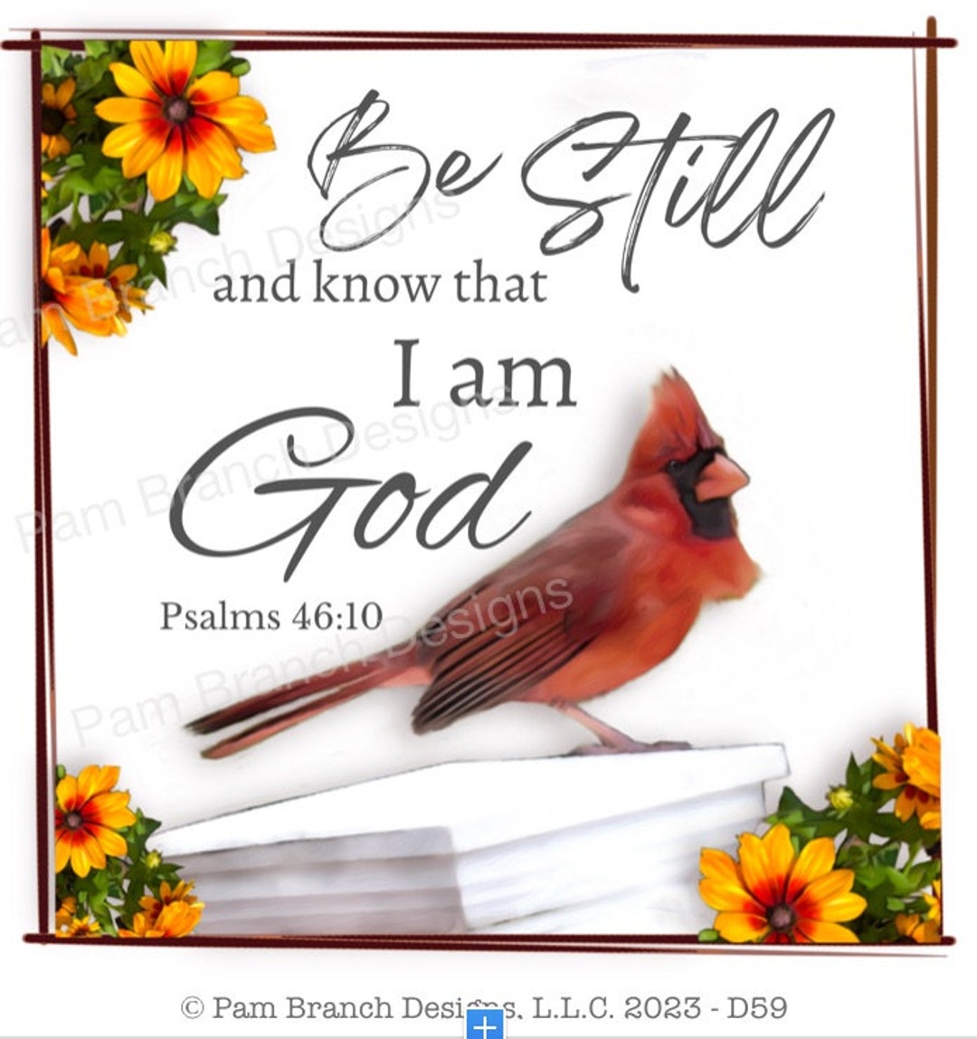 Cardinal and Flowers Decoupage Sheet: Bible Verse Rice Paper (4 Sheets ...