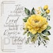 Yellow Flowers Religious Rice Paper for Decoupage, Bible Verse D159 - Etsy