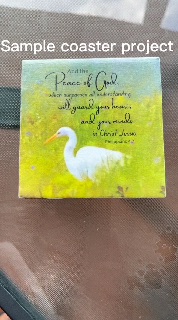 Rice Paper - “and the Peace of God,…” Great Egret, Decoupage Paper, D28 ...