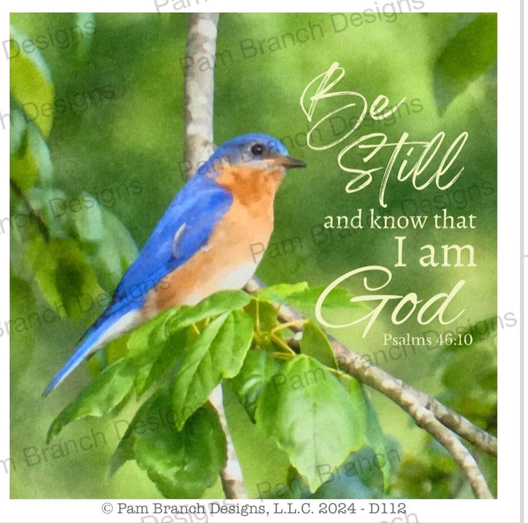 Bluebird Decoupage Paper: Christian Craft, Bible Verse (4 Sheets) D112 ...