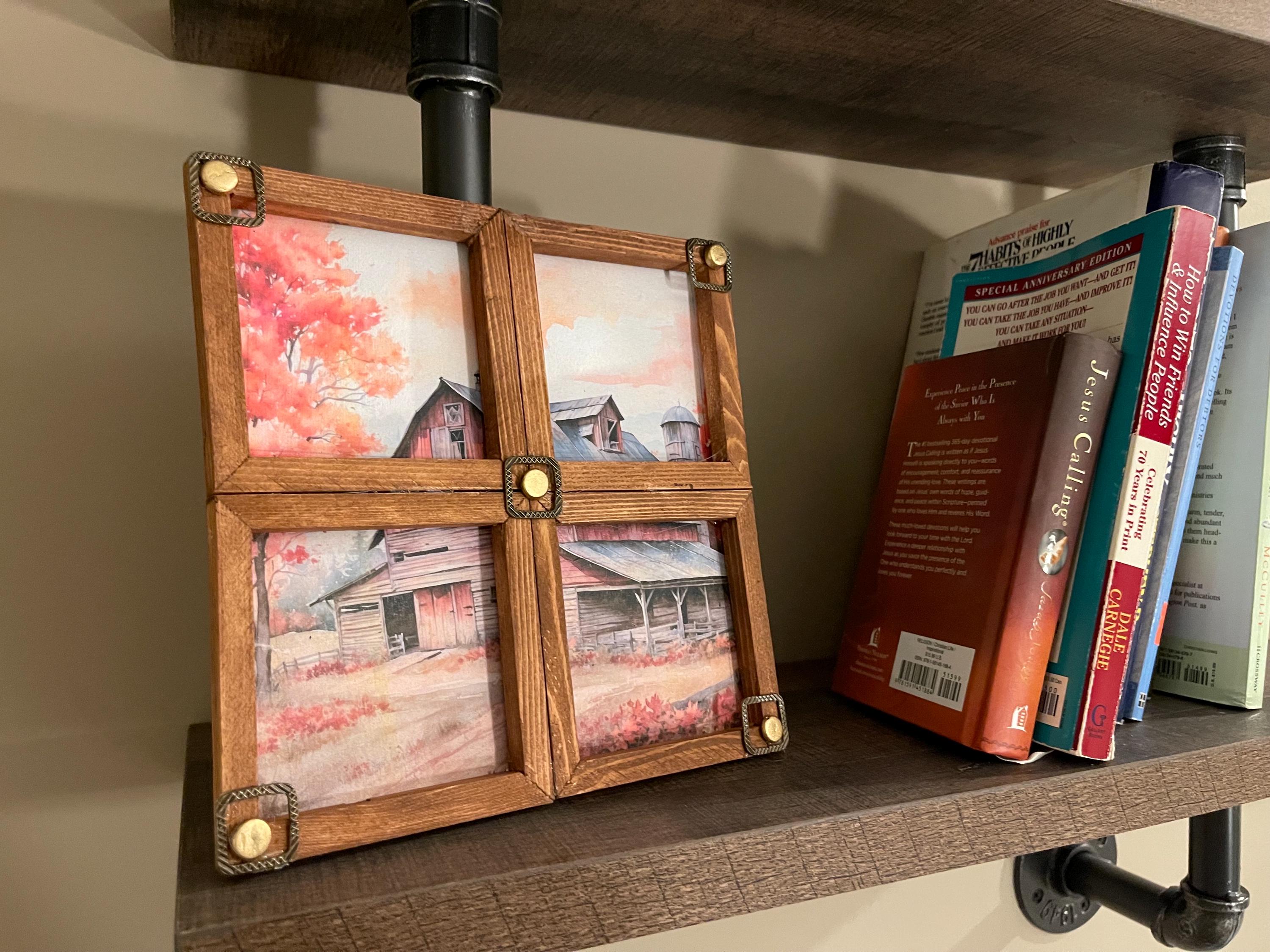 Rice Paper for Crafts and Decoupage, Vintage Barn in Fall Setting, D117 ...