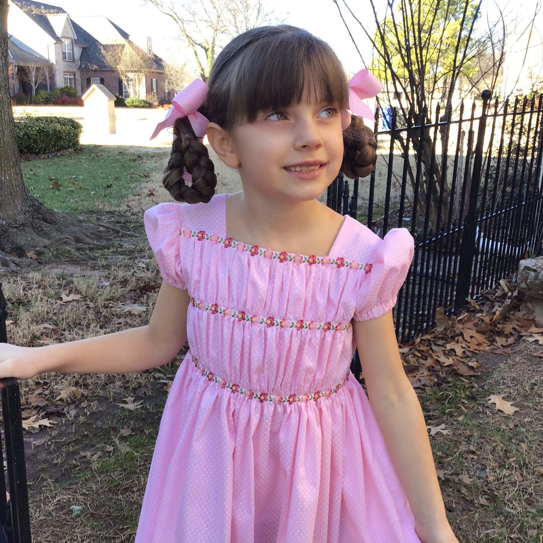 Carla... Girl's Vintage Style Ruched Dress Size 5/6 - Etsy