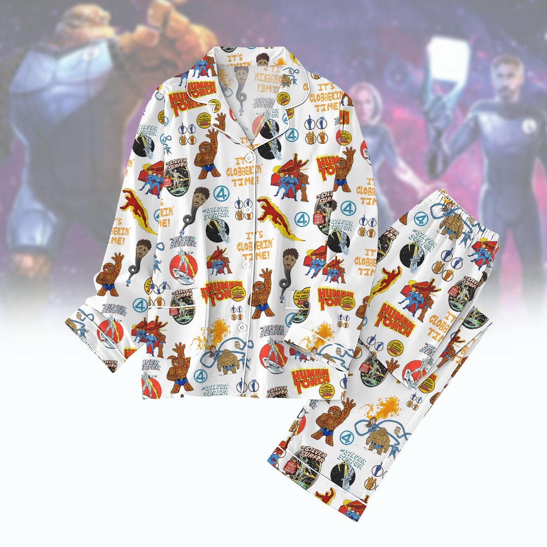 The Fantastic Four First Steps Pajamas Set, Disney Fantastic 4 Women ...