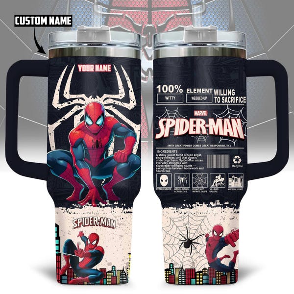 Spiderman Stanley Cup - Etsy