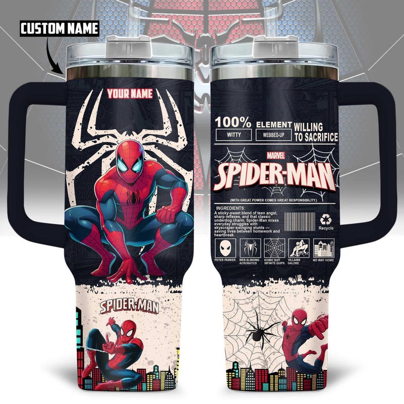 Spider Insulated Cup - Etsy UK